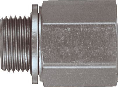 Hydraulic Adapters, Connector, Female NPTF X Male BSPP – Lawson Products