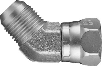 Hydraulic Adapters, 45° Elbow, Male JIC X Female JIC Swivel – Lawson Products