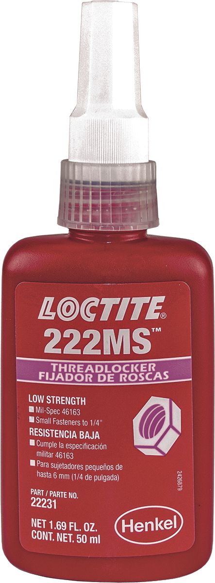 222MS™ Threadlocker Purple 1.69fl.oz – Lawson Products