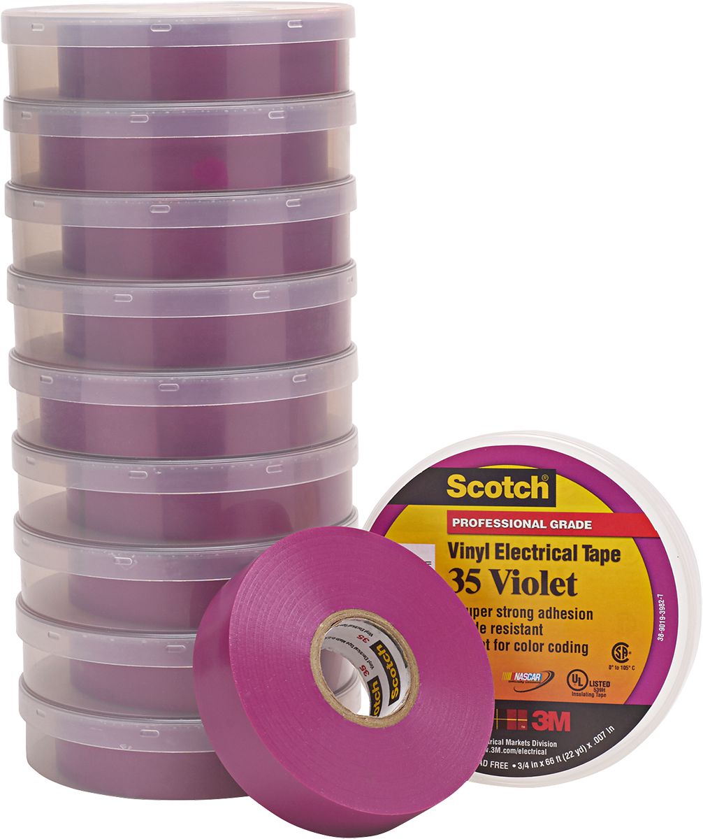 Vinyl Electrical Tape-Violet, 10-Pack – Lawson Products