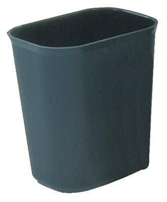 Black Fire Resistant Wastebasket, 28 Quart – Lawson Products