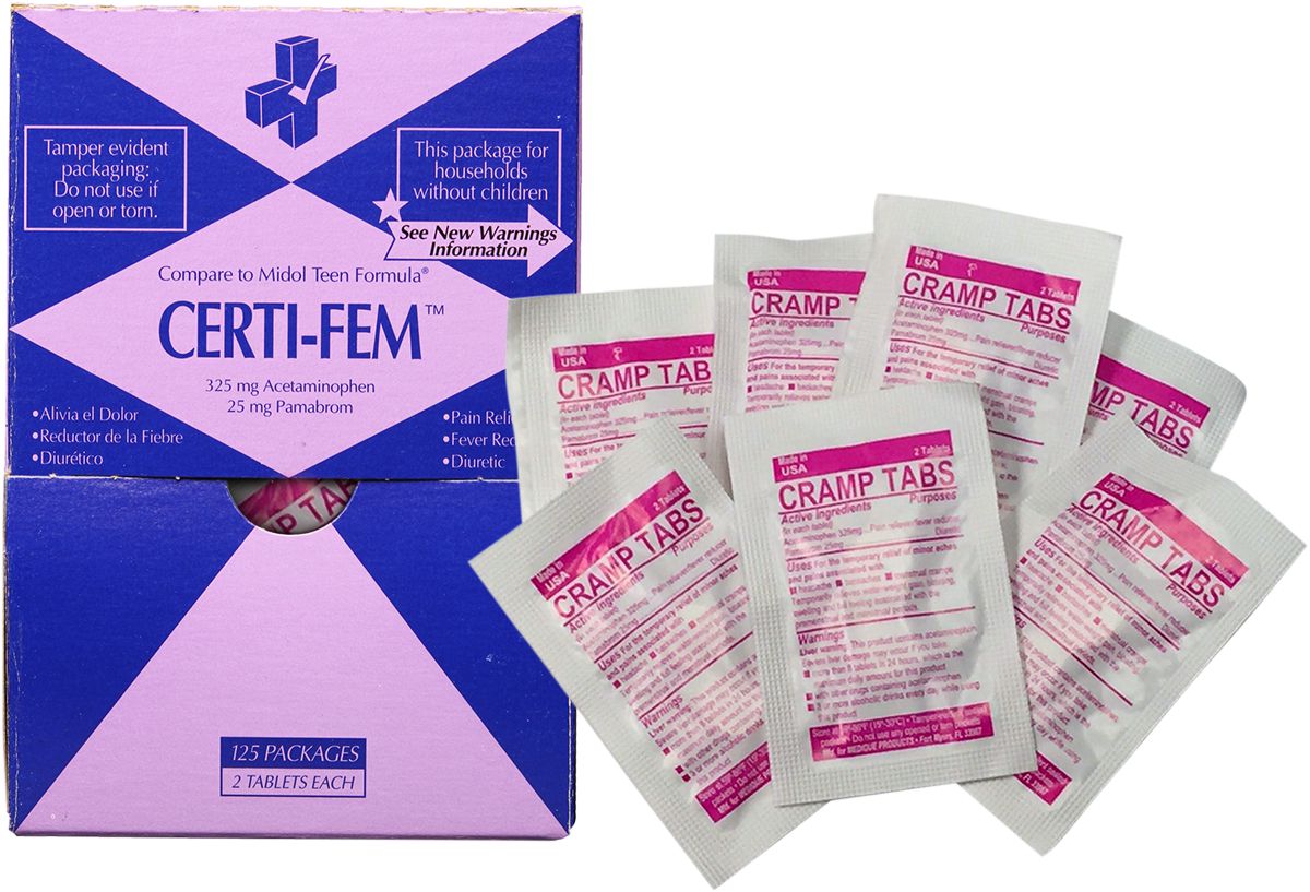 Certi-Fem™ – Pain Reliever – 250 Tablets – 2/box – Lawson Products