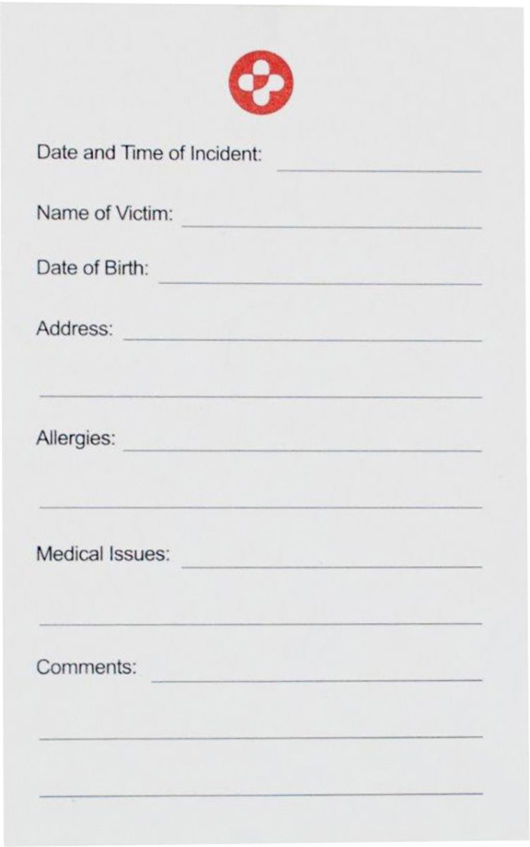 Incident Report Notepad – Lawson Products