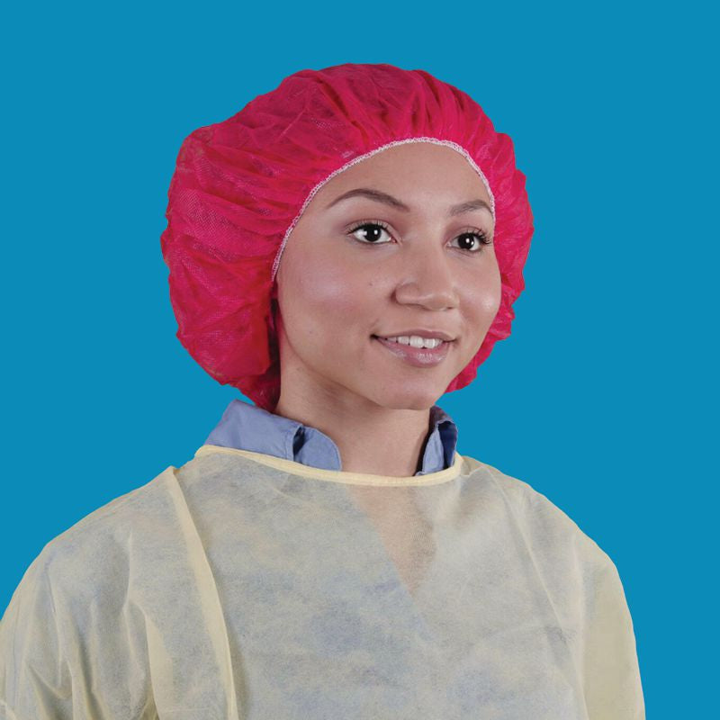 Bouffant Cap Red 24" – Lawson Products