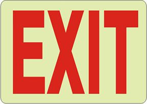 Exit Sign, Plastic – Lawson Products