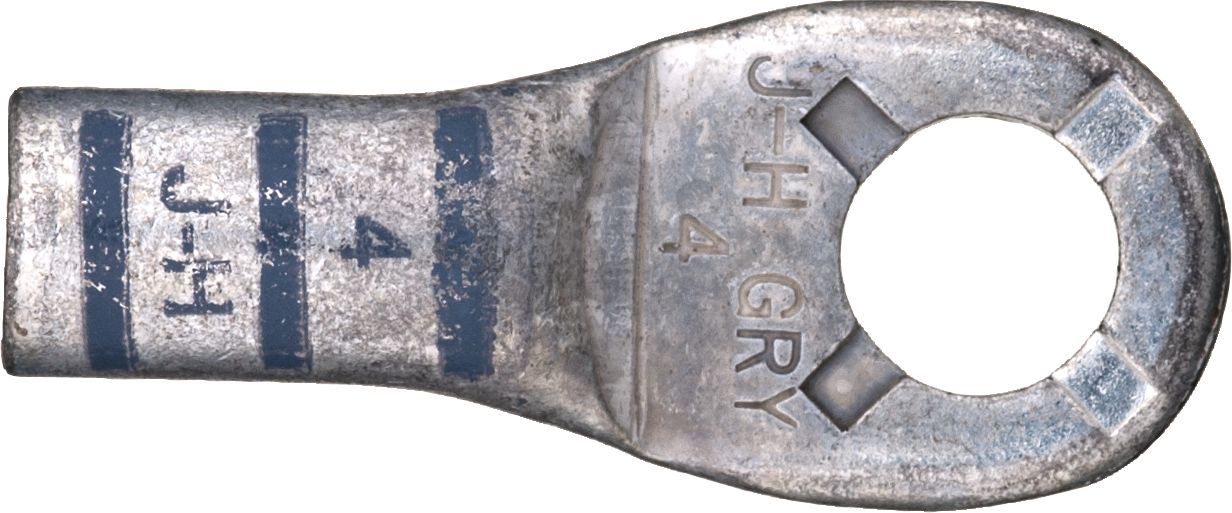 Stud Top Battery Terminal 4 AWG Gray Universal | Lawson – Lawson Products
