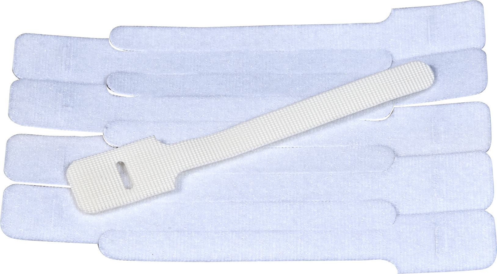 Releasable Cable Tie Hook and Loop 6" White – Lawson Products