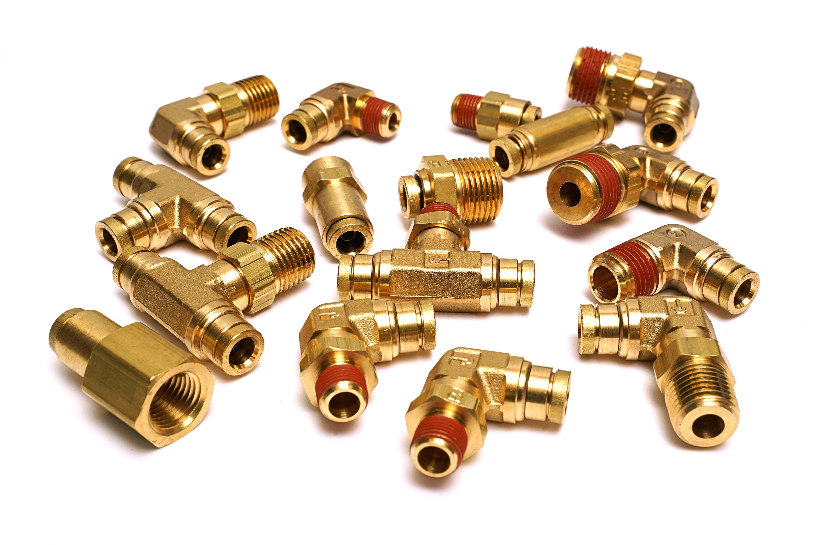 1/4 D.O.T. Push-to-Connect Parker Brass Assortment – Lawson Products