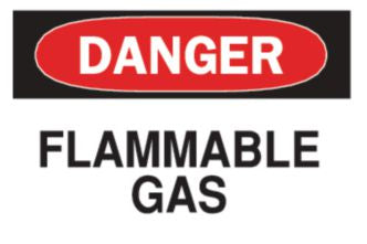 DANGER FLAMMABLE GAS Sign – Lawson Products