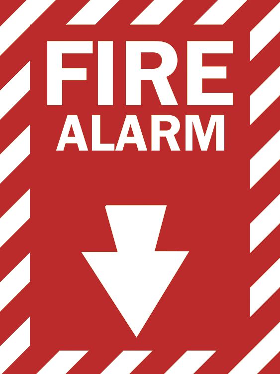 FIRE ALARM Sign – Lawson Products