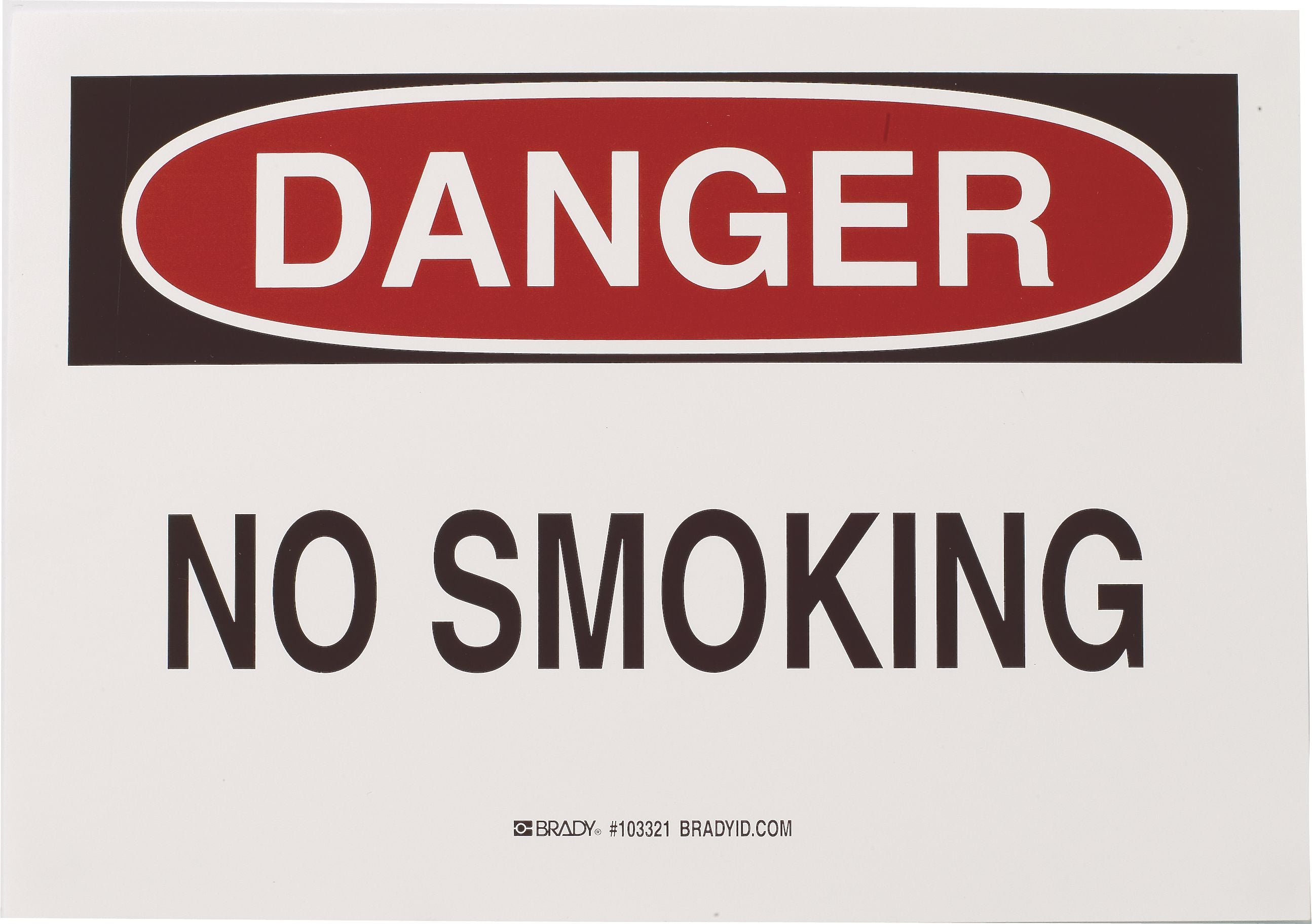 DANGER NO SMOKING Sign – Lawson Products