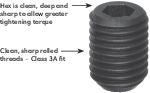Cup Point Socket Set Screw – Lawson Products