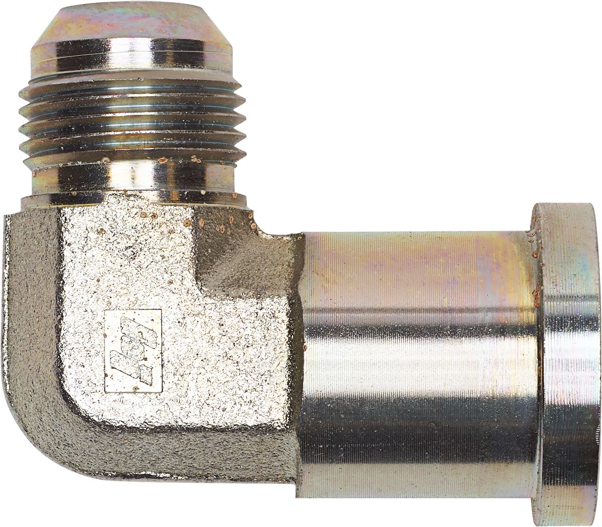 Hydraulic Adapters, 90° Elbow, Male JIC X SAE Code 61 Flange – Lawson ...