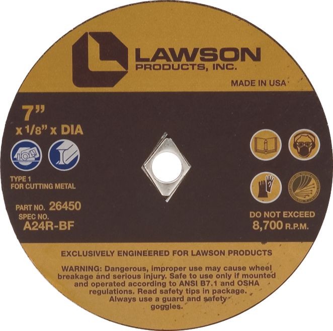 Sabre-Cut Metal Cut-Off Wheel 10" – Lawson Products