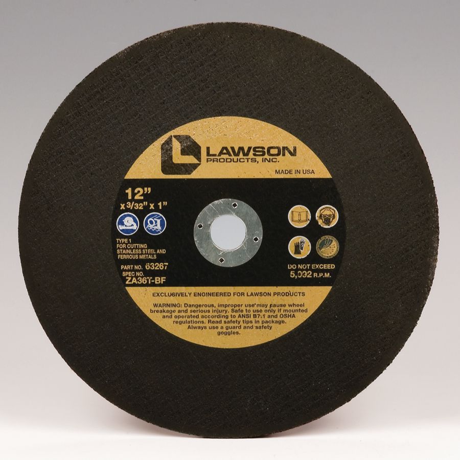 Sabre-Cut Chop Saw SS Cut-Off Wheel 12" – Lawson Products