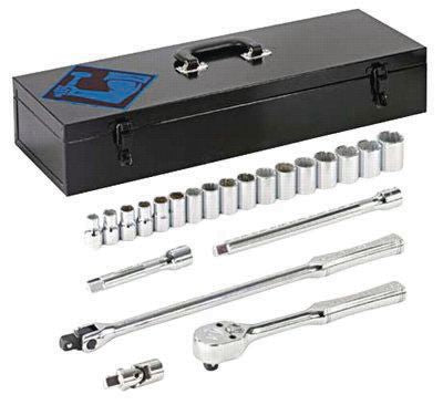 1/2" Drive 22 Pc. Socket Set - 12 Point – Lawson Products