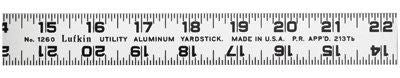 3' Aluminum Yardstick – Lawson Products