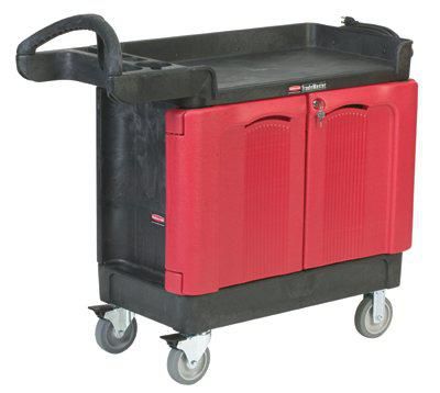 TradeMaster® Cart with 2 Door Cabinet, Small – Lawson Products