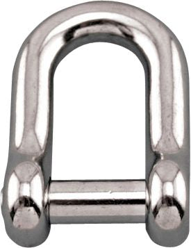 No Snag Straight Shackle, Stainless Steel, 1/2", 2,500 lb WLL – Lawson ...