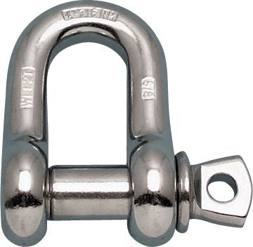 Oversize Screw Pin Chain Shackle, Stainless Steel, 3/8", 1,500 lb WLL ...