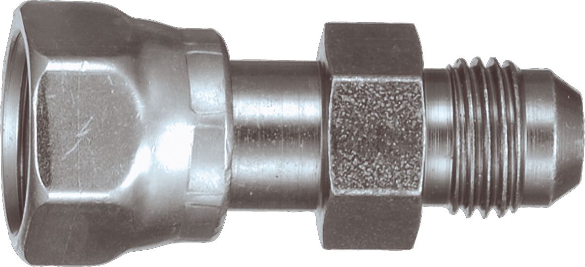 Hydraulic Adapters, Connector, Female ORFS Swivel X Male JIC – Lawson Products