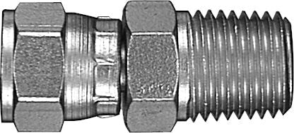 Hydraulic Adapters, Male Connector, Male NPTF X Female JIC Swivel – Lawson Products