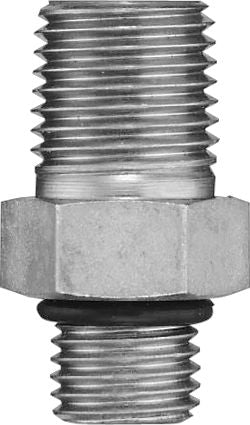 Hydraulic Adapters, Connector, Male SAE ORB X Male NPTF – Lawson Products