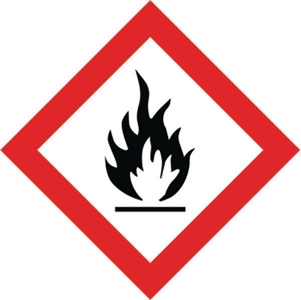 Flammables Symbol GHS Label, Adhesive Vinyl – Lawson Products