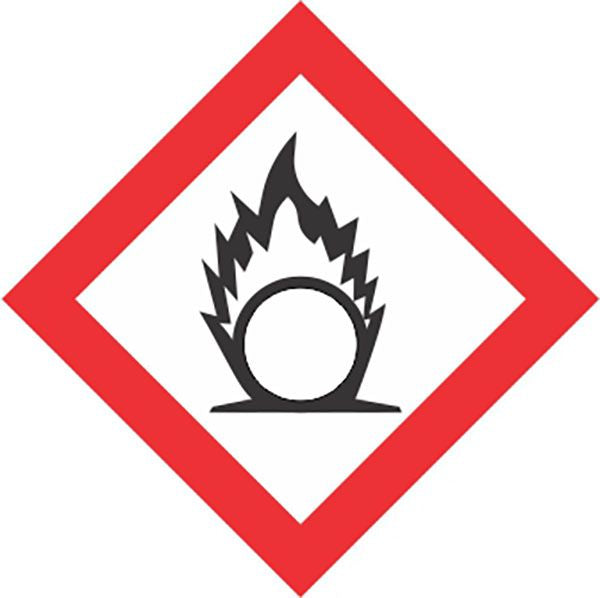 Oxidizers Symbol GHS Label, Adhesive Vinyl – Lawson Products